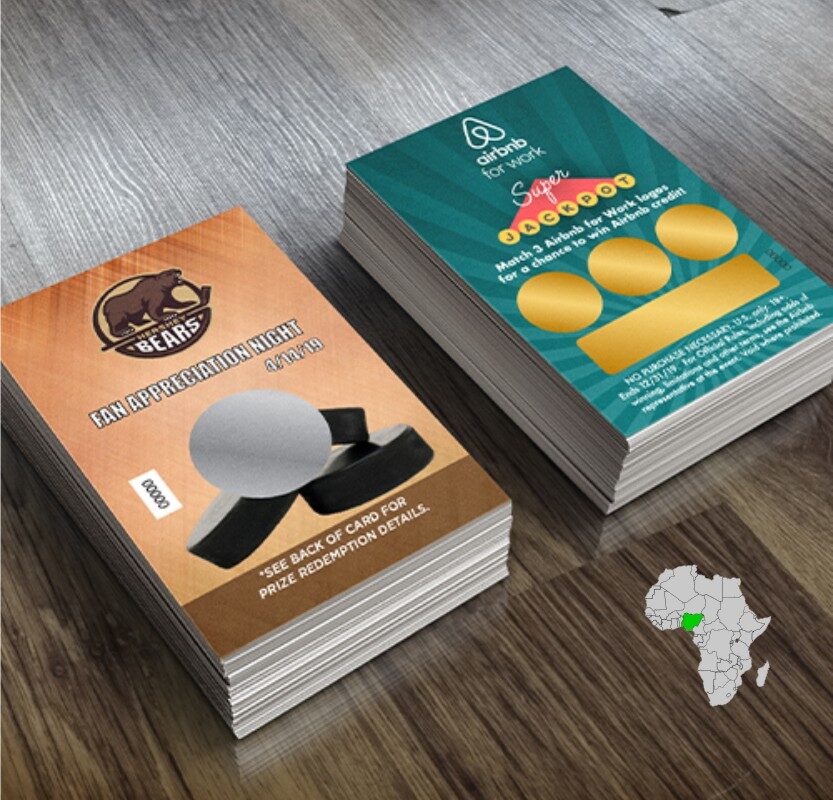 Product Authentication Label Scratch Card Printing - In Lagos Nigeria